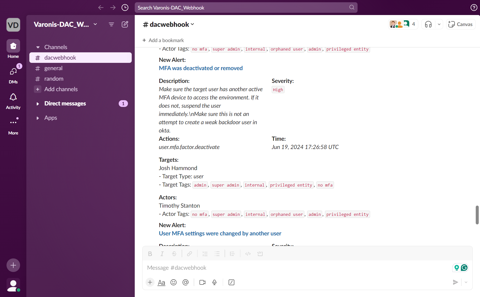 Integrate Data-Centric Insights Into Your Security Workflows Using Webhooks